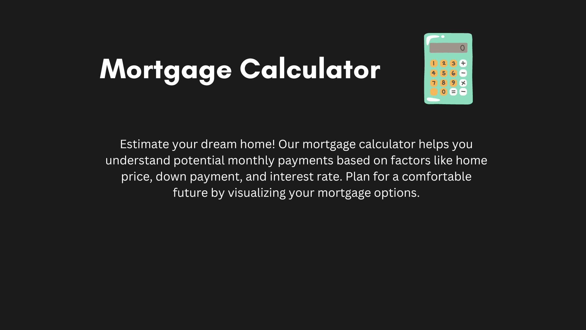 Mortgage calculator - Financial Astrology by Rajeev Prakash
