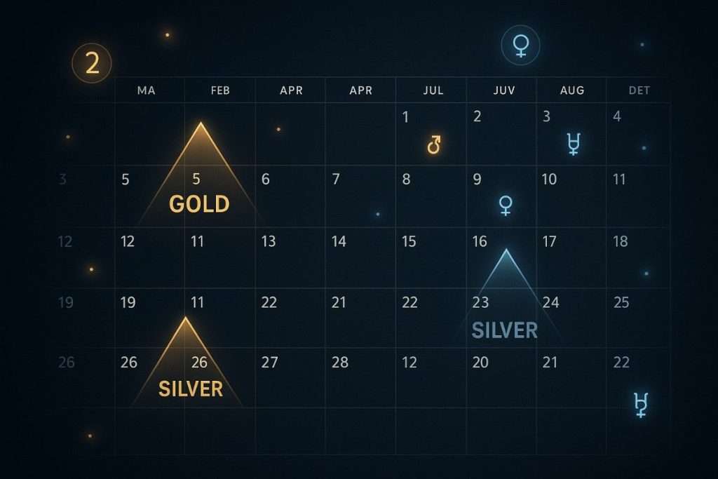 Astrology-Based Price Windows for Gold and Silver 2026 - Financial ...